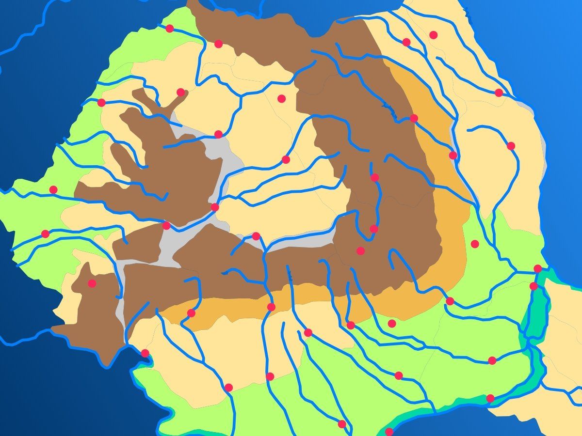 Care este harta raurilor Romaniei? - Faude
